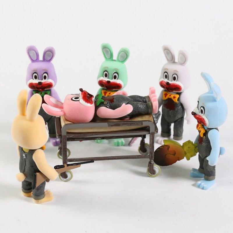 Cheap GECCO 7pcs/set Silent Hill 3 Robby The Rabbit PVC Figures Dolls ...