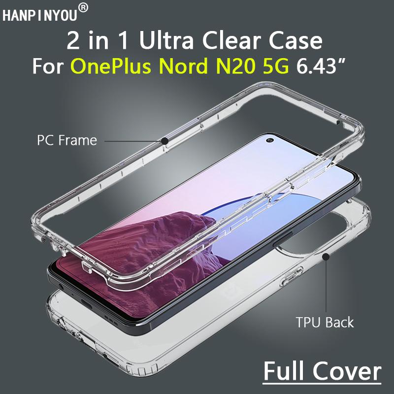 Buy For OnePlus Nord N20 5G 6.43" 360 Full Coverage Transparent Phone ...