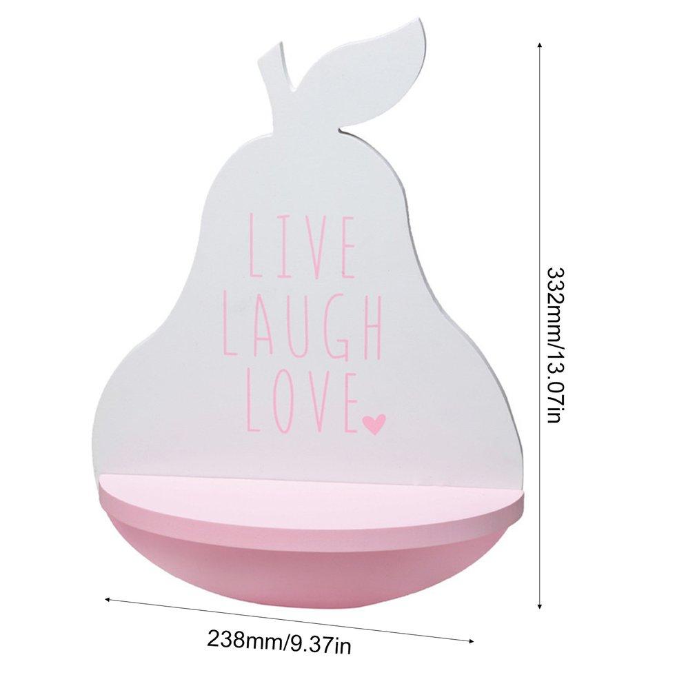 Buy SX Fruit Pear Shape Wall Shelf Multi - Lattice Wall Hanging ...