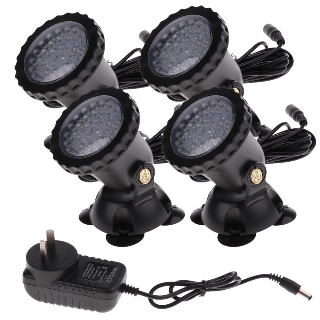 Submersible Multicolor 36LED Aquarium Fish Tank Spot Light AU Two ...