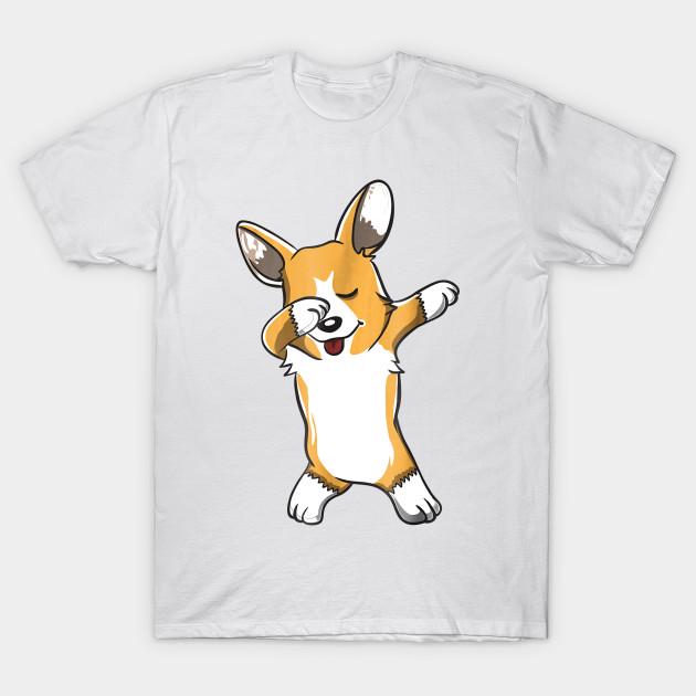 T Shirt Kadın Dabbing Corgi T Shirt Harajuku Baskı Kawaii Tshirt Yaz ...