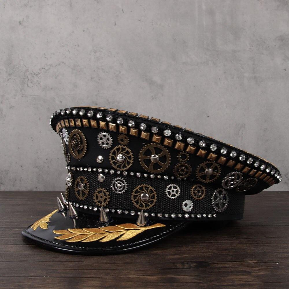 Buy 15 Stlye Women Men Handmade Punk Fedora Hat Acrylic Flower Wide ...