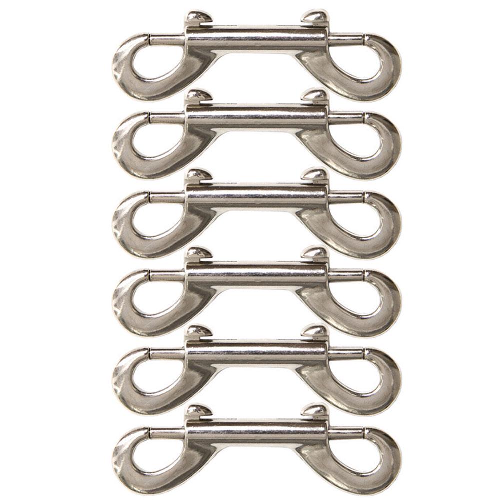 old stager 6Pcs Metal Double Ended Spring Clip Hook Swivel Eye Bolt ...