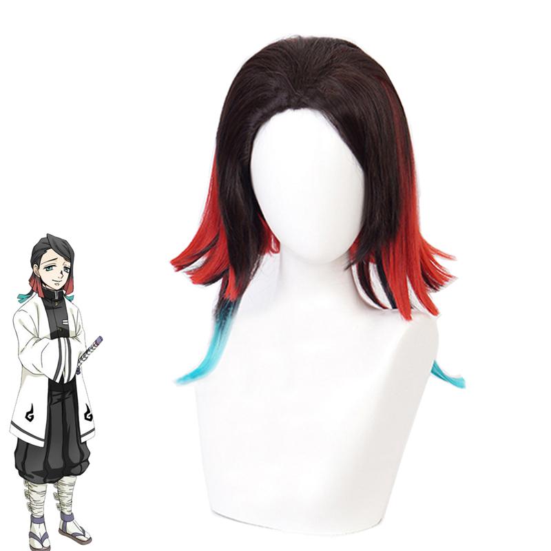 Cheap Anime Demon Slayer: Kimetsu No Yaiba Enmu Cosplay Wig | Joom