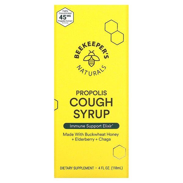Buy Beekeeper's Naturals, Propolis Cough Syrup, 4 Fl Oz (118 Ml) at ...