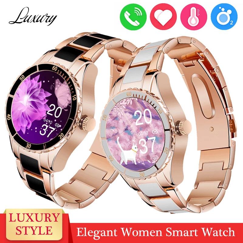 Buy Smart Watch Luxury Elegant Women Smart Watch Bluetooth Call Custom ...