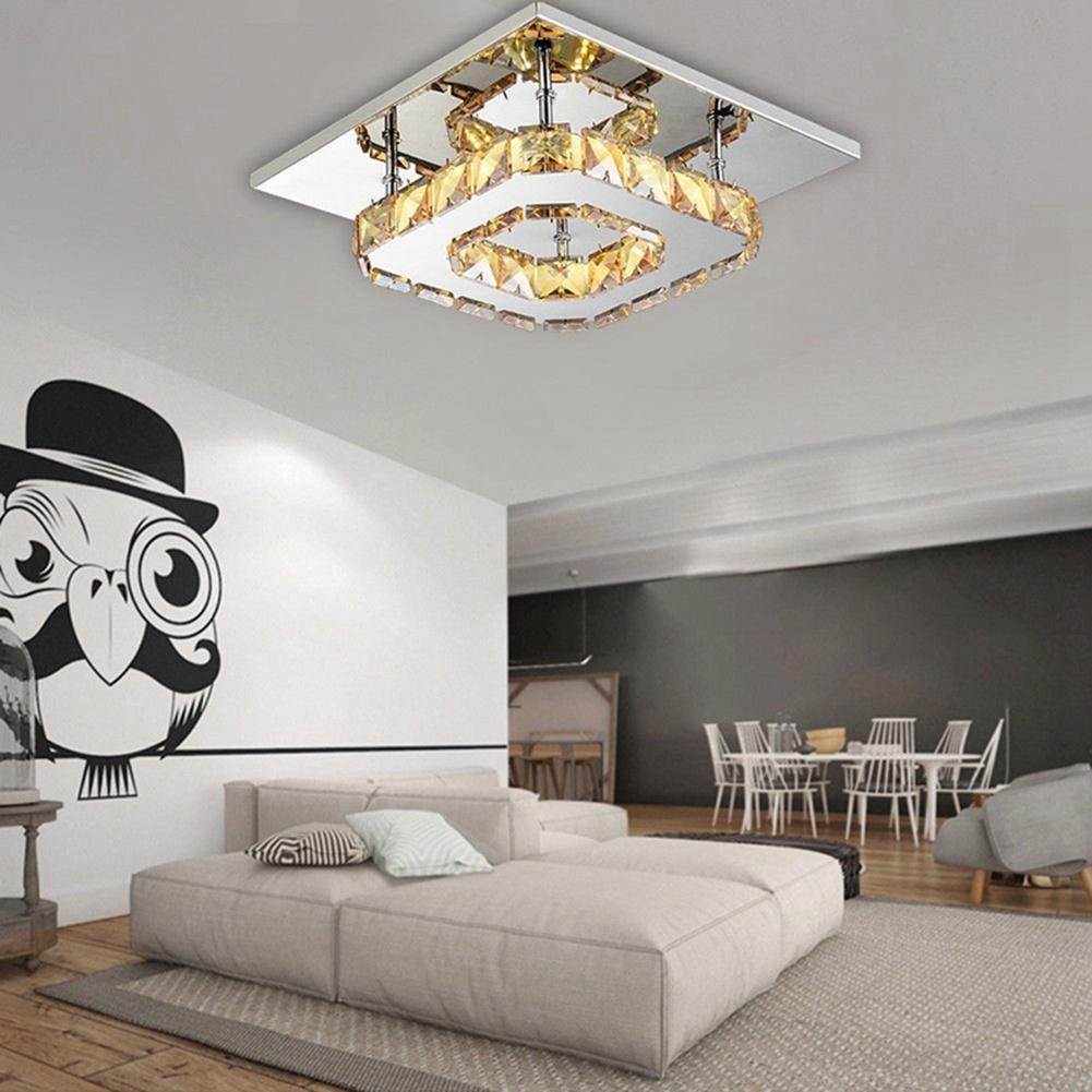 Trendy Modern Creative Led 12W Ceiling Lamp Hanging Lamp Crystal Indoor ...