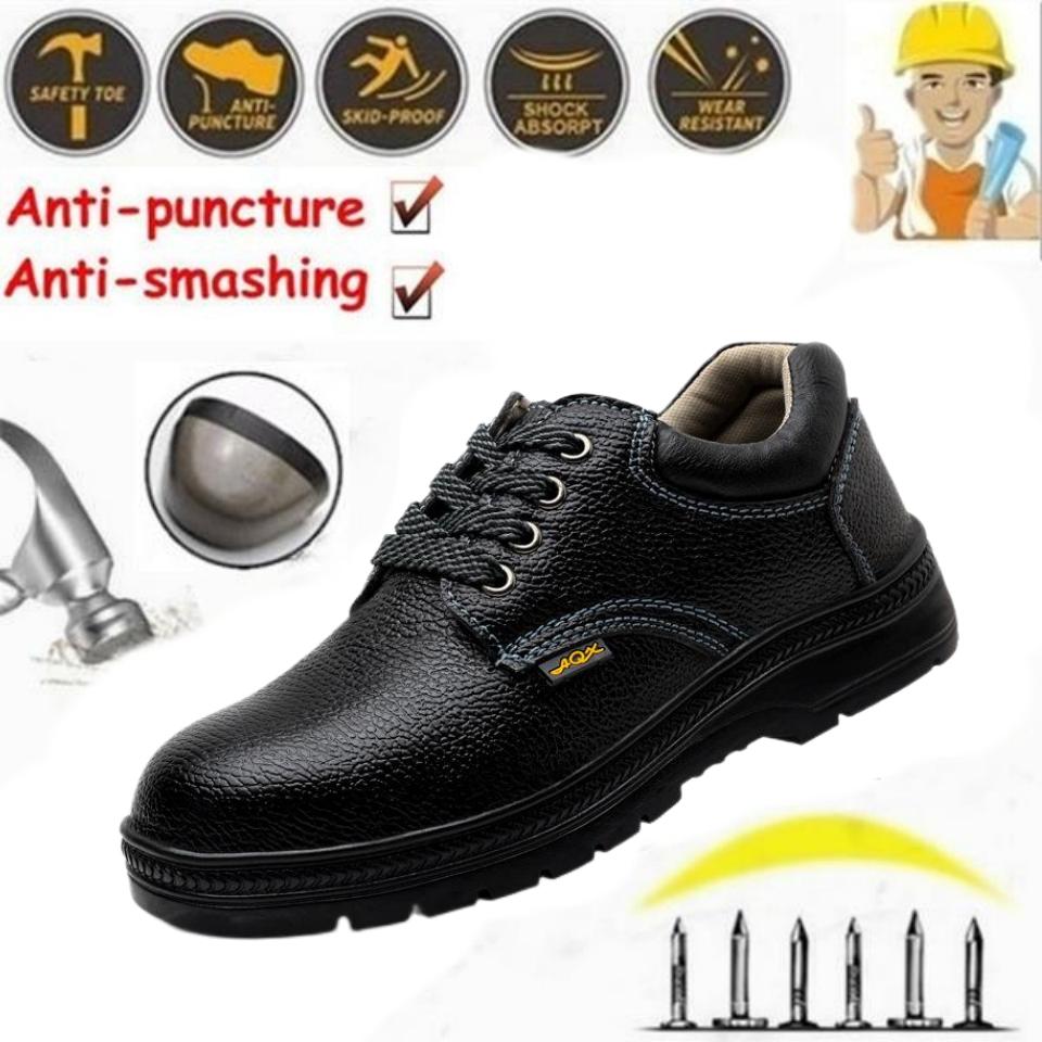 Buy Labor Insurance Shoes Men's Anti-smashing Anti-stab Site Wear ...