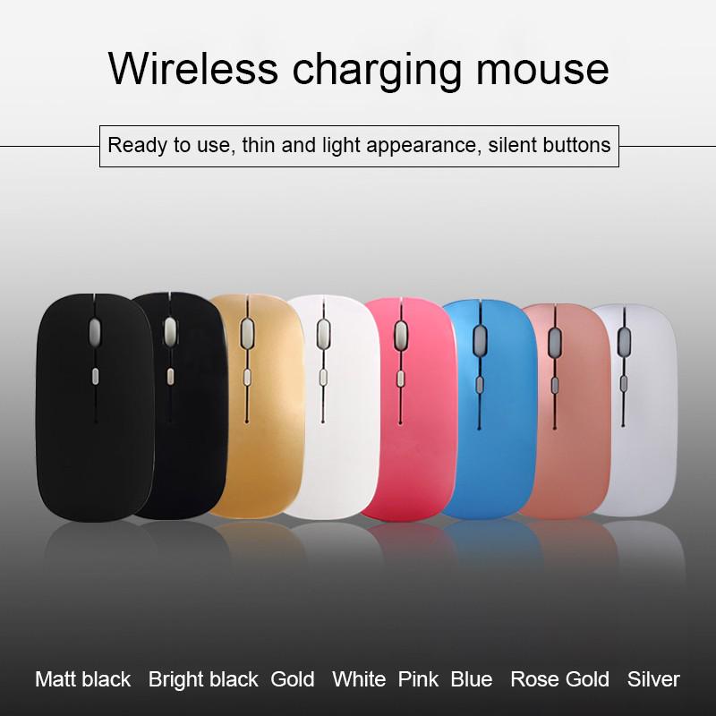 Silent rechargeable wireless gaming mouse game without changing battery ...