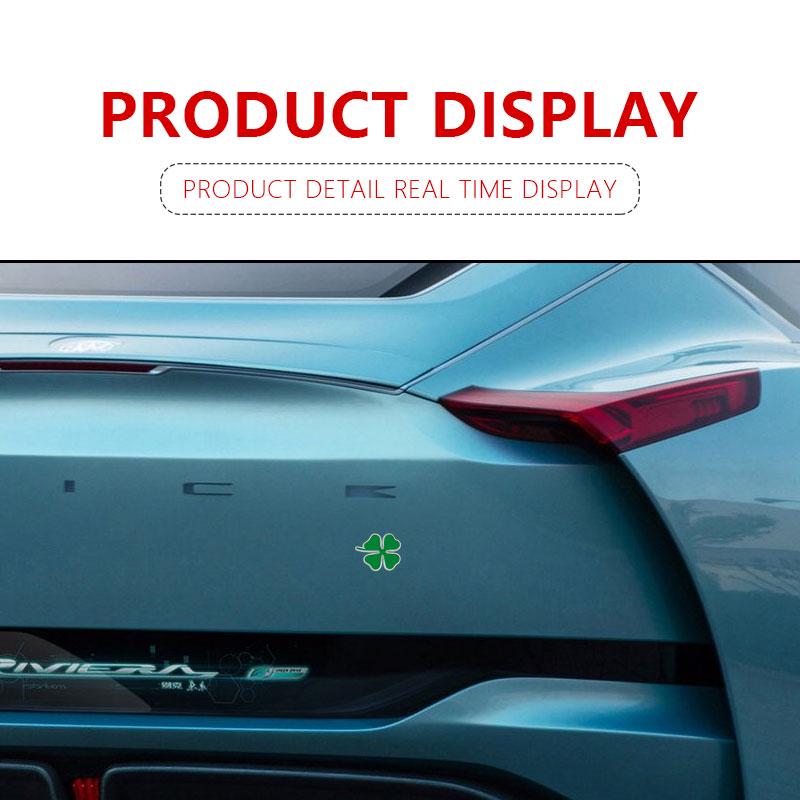 Buy 2 Pieces Green Clover Day Badge FOR Alfa Romeo Four Leaf Clover ...