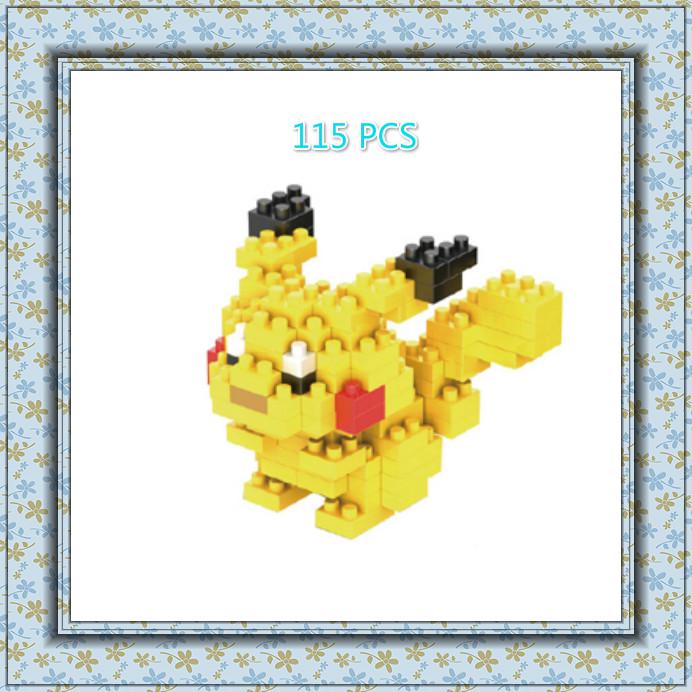 Buy 083 Small Particle Building Blocks Toy Yellow Electric Mouse at ...