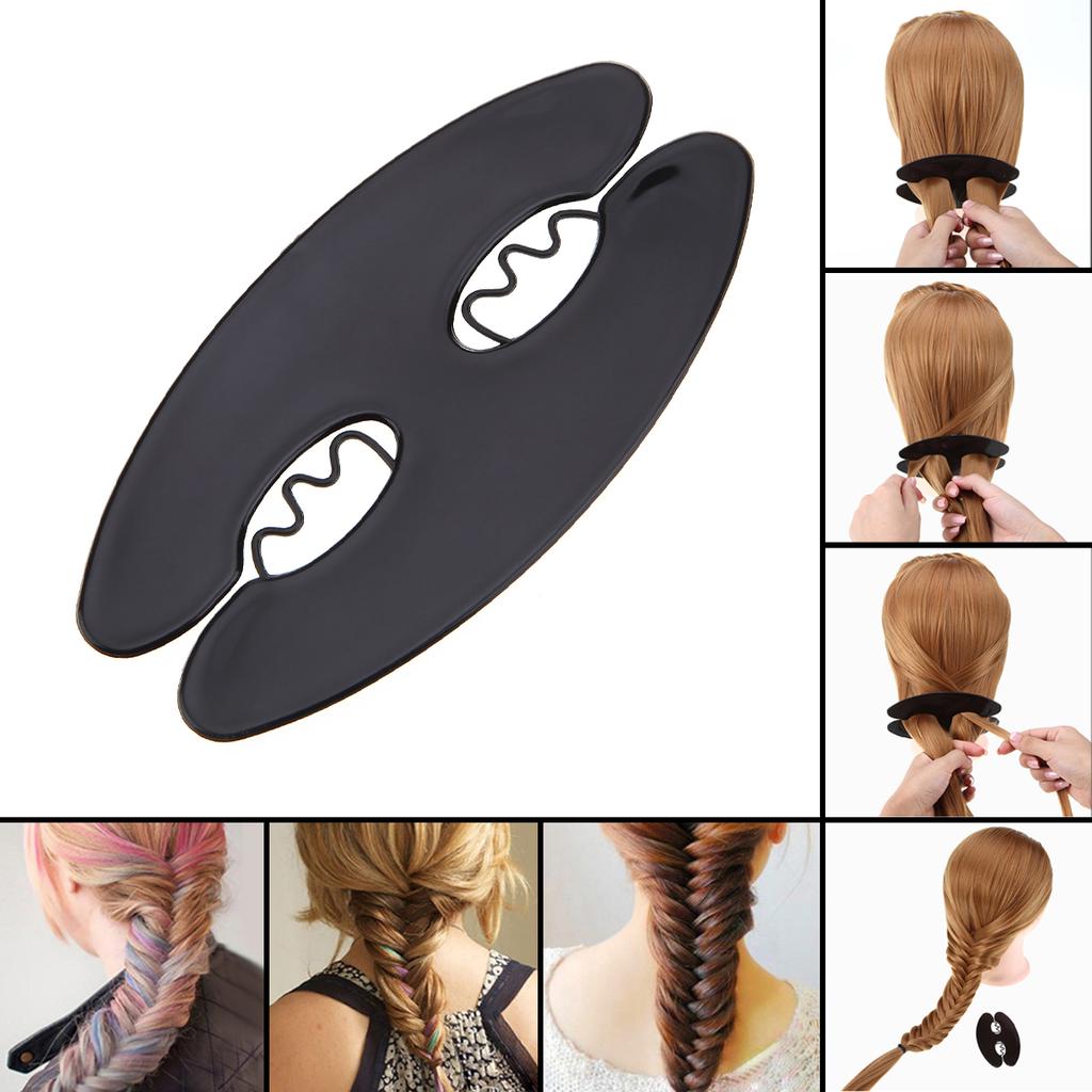 Oval Shaped French Styling Braider Elastic Partition Braiding Magic ...