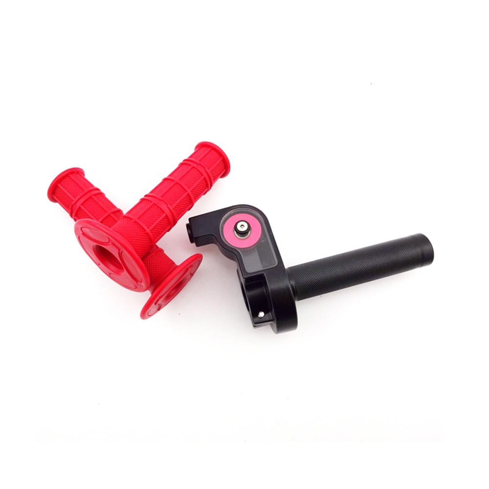 Buy STONEDER Alloy Twist Throttle Red Handle Grips For SSR XR CRF TTR50 ...