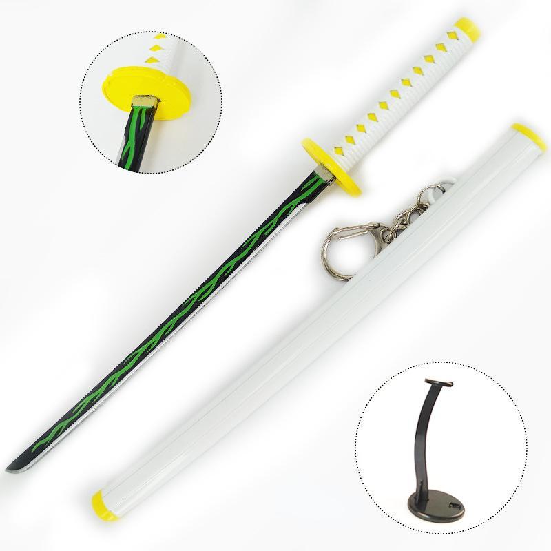 Buy 22cm Safety Kimetsu No Yaiba Alloy Sword Weapon Demon Slayer ...