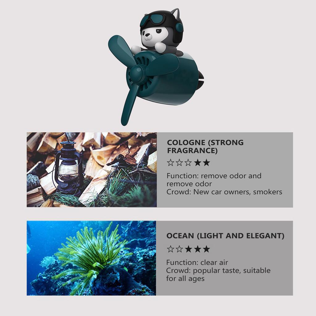 Cheap Car Fresheners Aromatherapy Aroma Ornament Kawaii Pilot Dog Bear ...