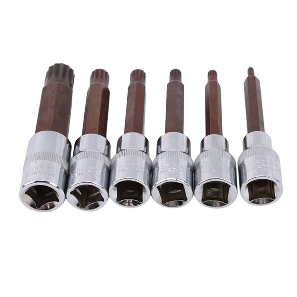 Buy 1/2 Inch 100MM Pressure Screwdriver Sleeve Six Flower Plum Blossom ...