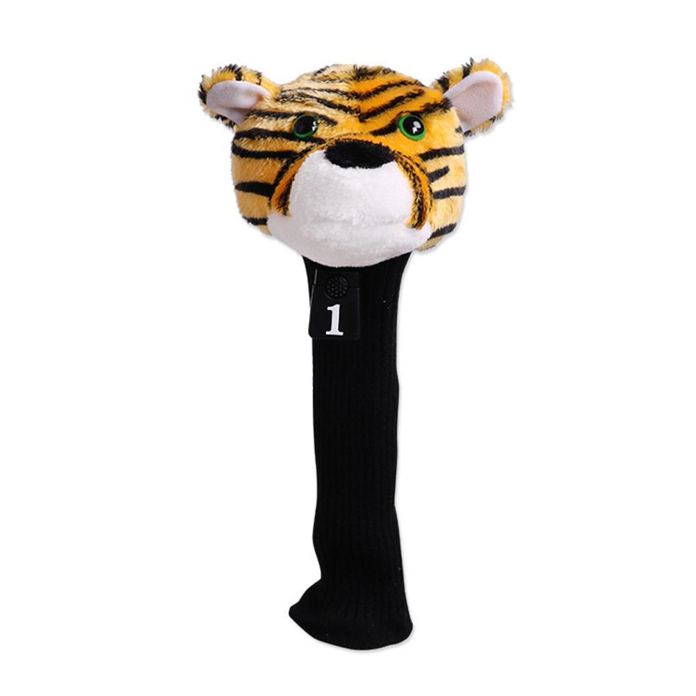 Cheap Plush Cartoon Tiger Golf Head Cover Fairway Woods & Clubs Golf ...