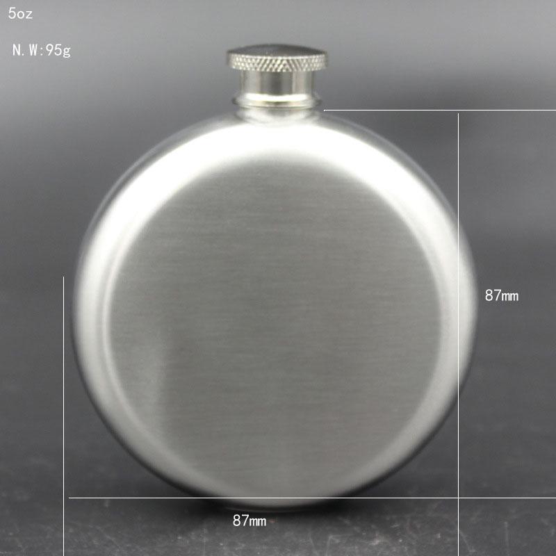 Buy IRGZYR 5Oz Portable Round Wine Pot Food Grade 304 Stainless Steel ...