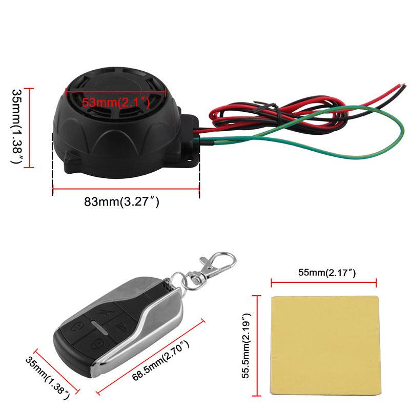 Buy Master Racing Alarm Scooter Bike Motorcycle Alarm System Moto ...