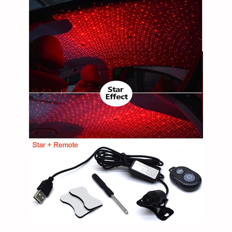 Buy Car Interior Star Lights Modified Usb Atmosphere Lights Starry Sky ...