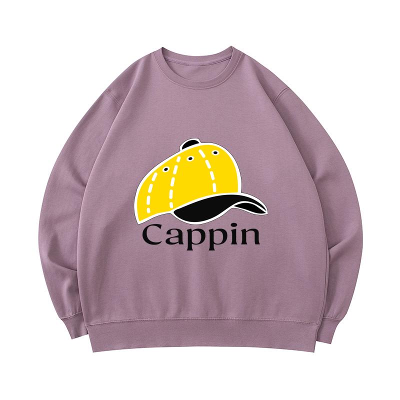Cheap Men's 300 GSM 100% Cotton Sweatshirt Cappin Print Street Fashion ...