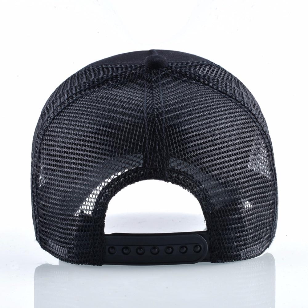 Satın alın Summer Snapback Mesh Baseball Cap Men Fashion Hip Hop Hat ...