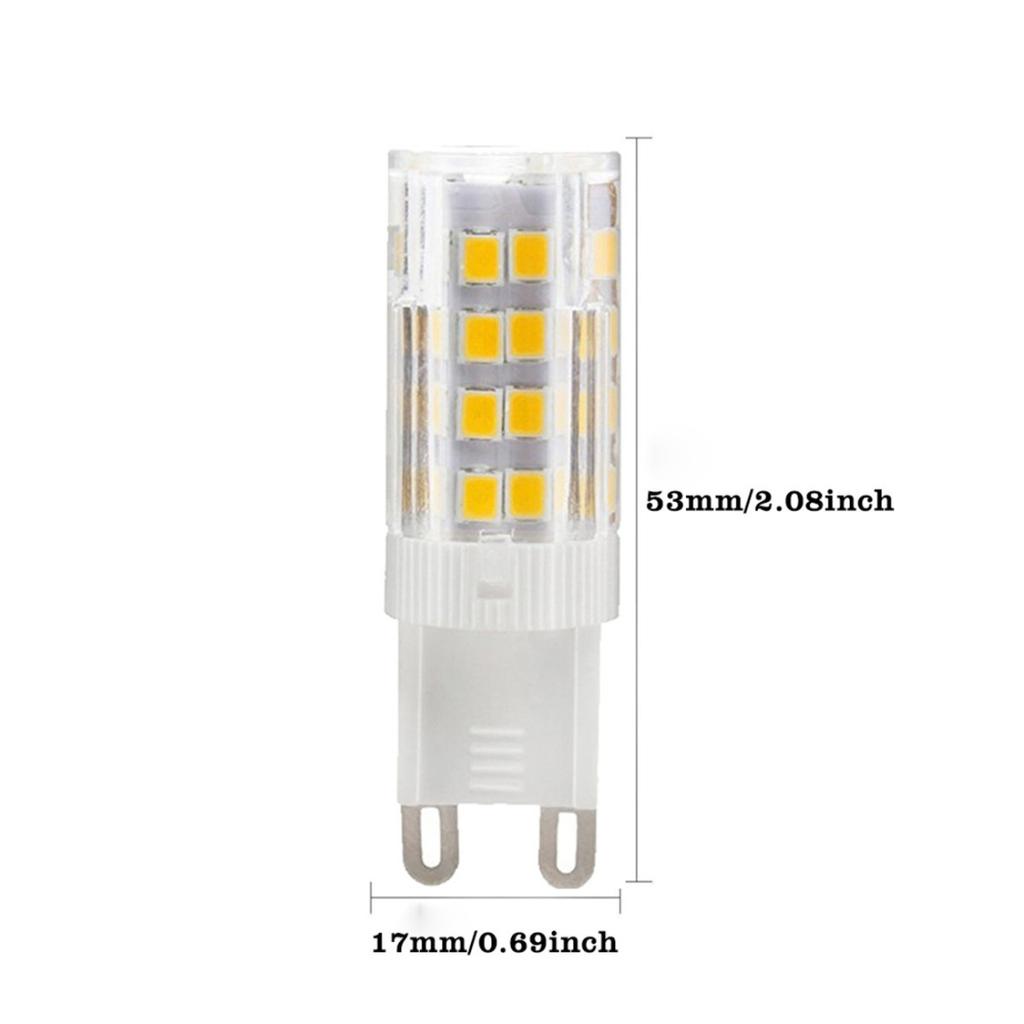 Buy 10 PCS YWXLight G9 5W 2835SMD 51LEDs Ceramics Light LED Corn Light ...