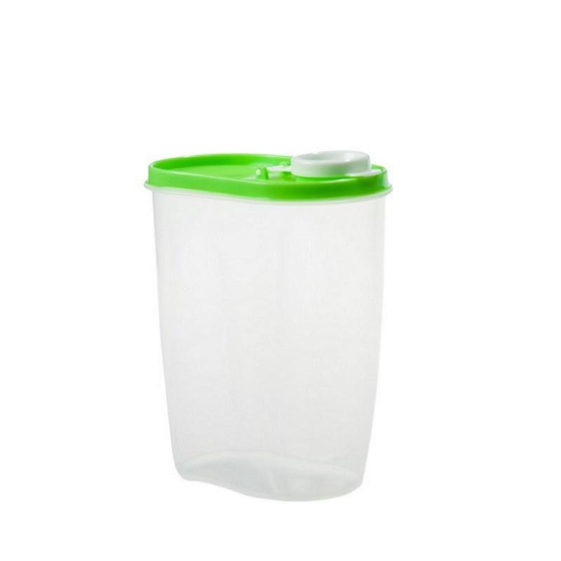 Buy Kitchen Half Flip Food Storage Box Storage Tank Airtight Plastic ...