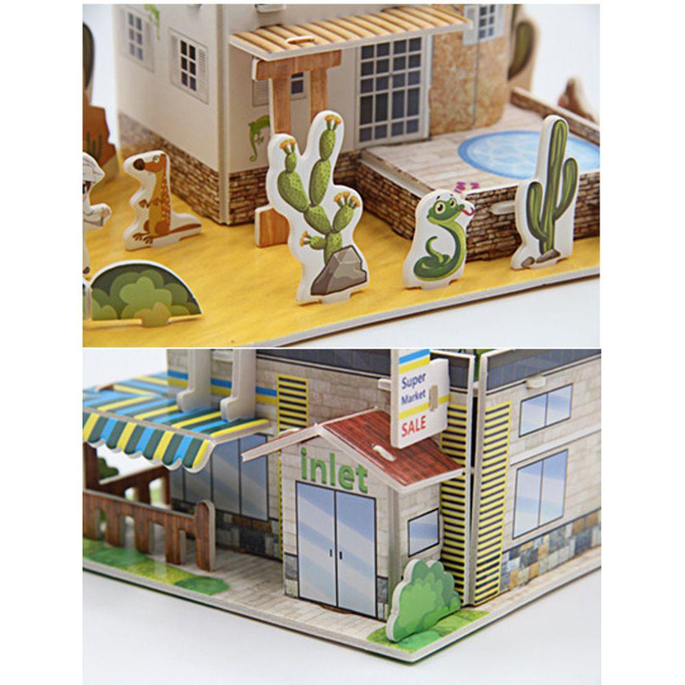 Buy DIY Handmade 3D Stereo Puzzle Building Model Toy Early Learning ...
