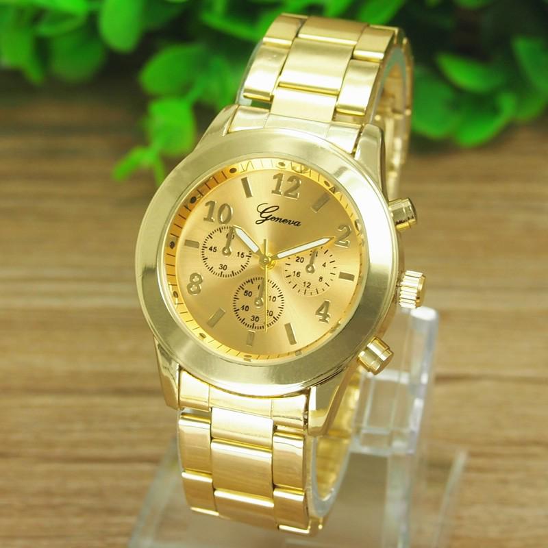 Buy Fashion New Geneva Ladies Women Girl Unisex Stainless Steel Quartz ...