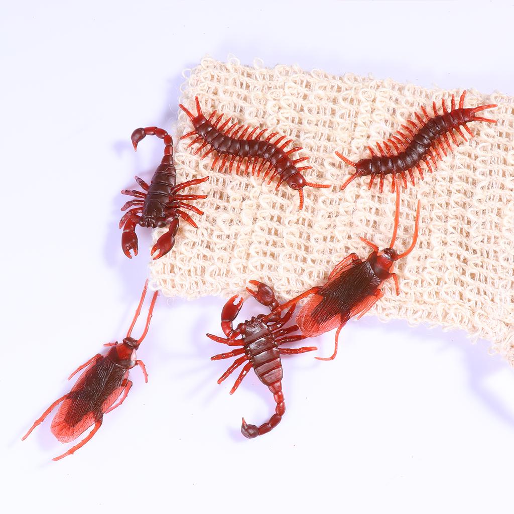 Buy 150 Pcs Realistic Bugs Artificial Scorpions Cockroaches Centipedes ...