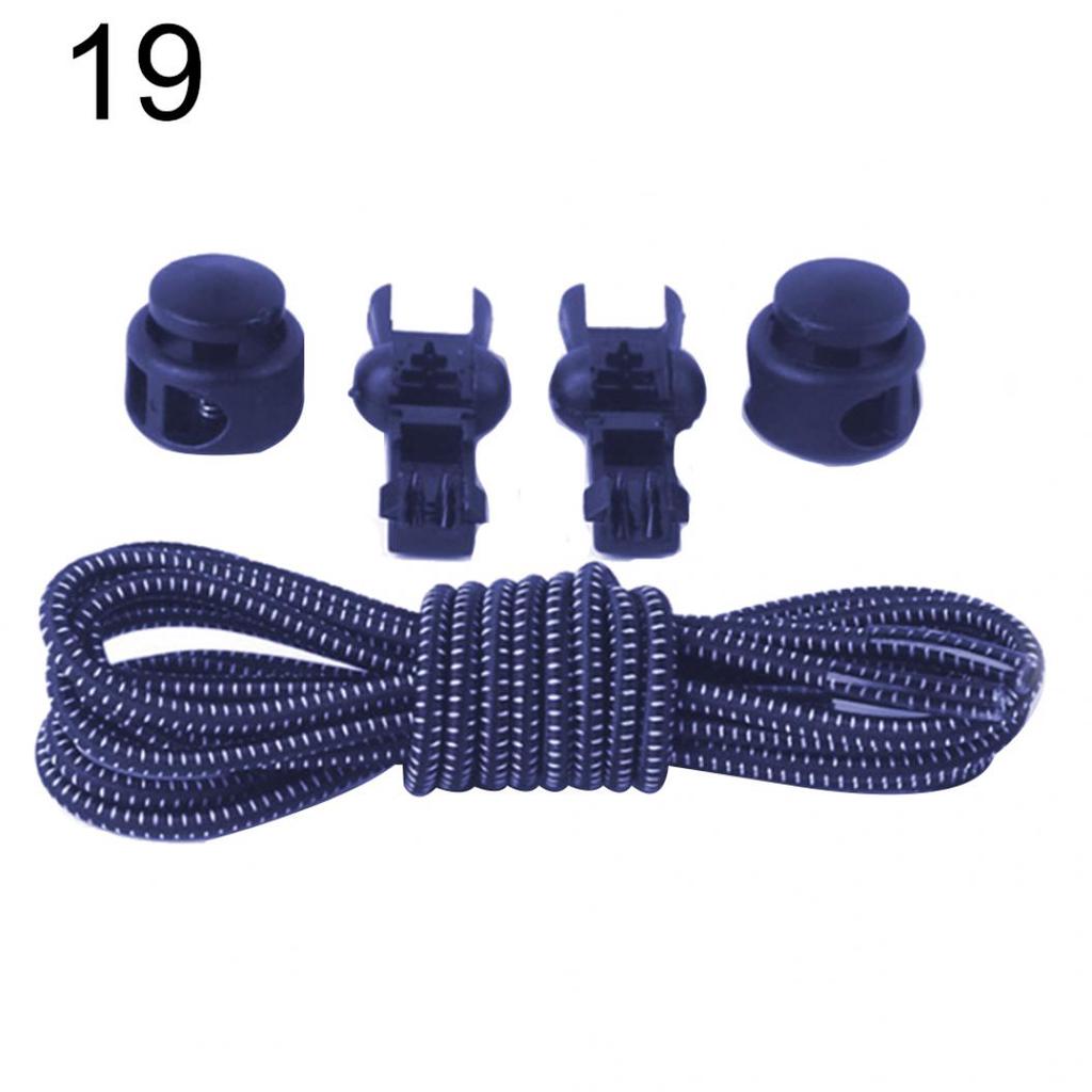 Cheap New 100cm No Tie Shoelaces Stretching Lock Lace Locking Elastic ...
