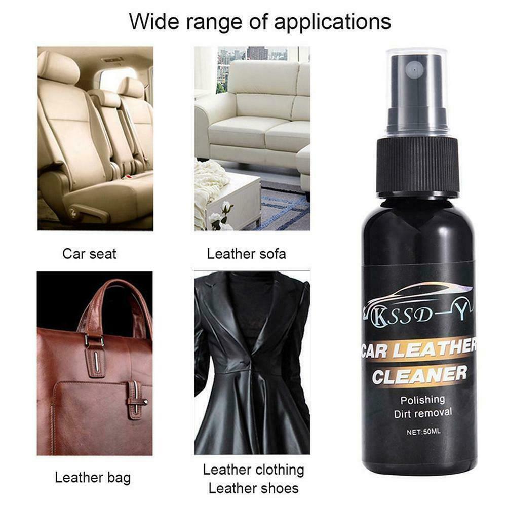 Buy 30/50ML Car Interior Leather Cleaner Seat Panel Dashboard Care ...