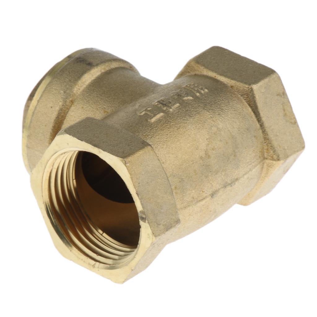 Cheap Horizontal Female Thread Brass Single Way Check Valve DN251 inch ...