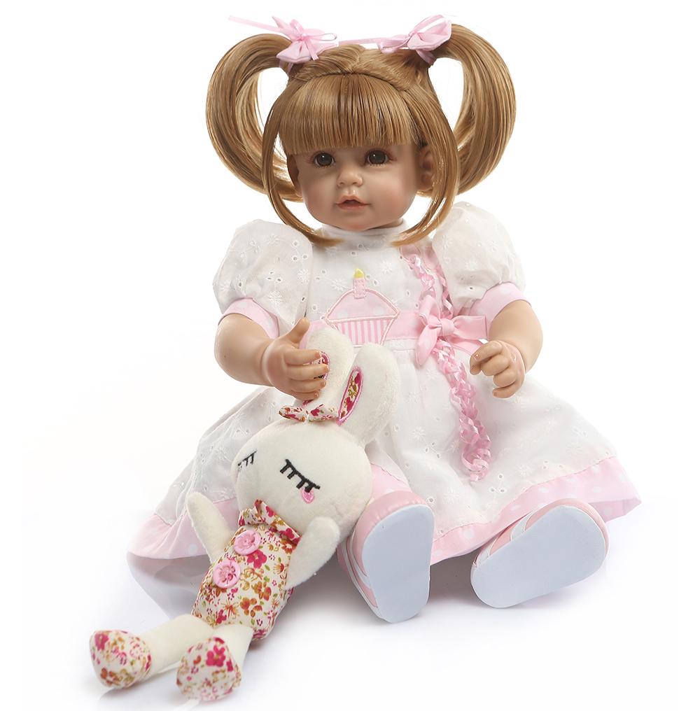 Pinky Reborn Toddler 20 Inch 50cm Real Lifelike Simulation Doll Cute ...