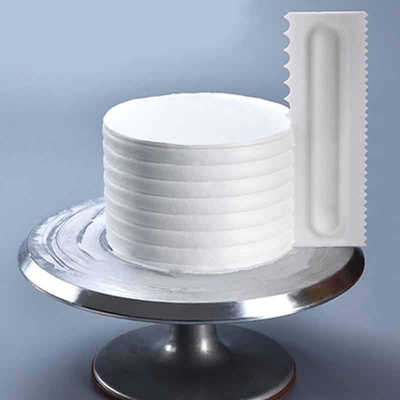 Cake Cream Icing Scraper Smoother Cutter Pattern Decoration Set uygun ...