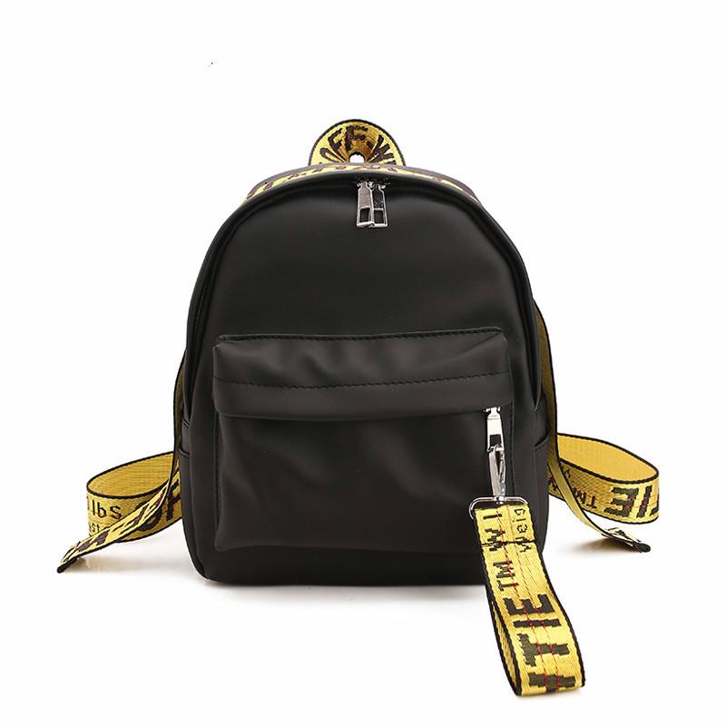 Buy Women Backpacks Letter Panelled Women Backpack Girl Schoolbag ...