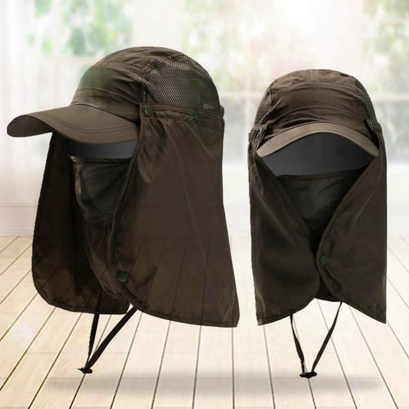 Buy Outdoor Sport Hiking Hats Protection Face Neck Cover Fishing Sun ...