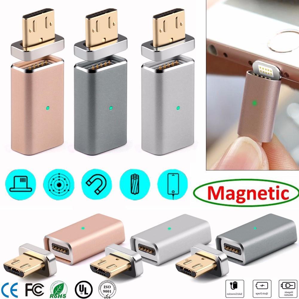 Buy Hot Micro USB Magnetic Adapter Charger Cable Metal Plug For Android ...