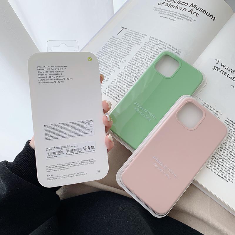 Buy Shockproof Liquid Silicone Case For iPhone 11 12 13 Pro Max 12Mini ...