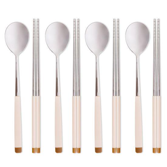 Pia Stainless Two Tone Cutlery Set Cream-buy at a low prices on Joom e ...
