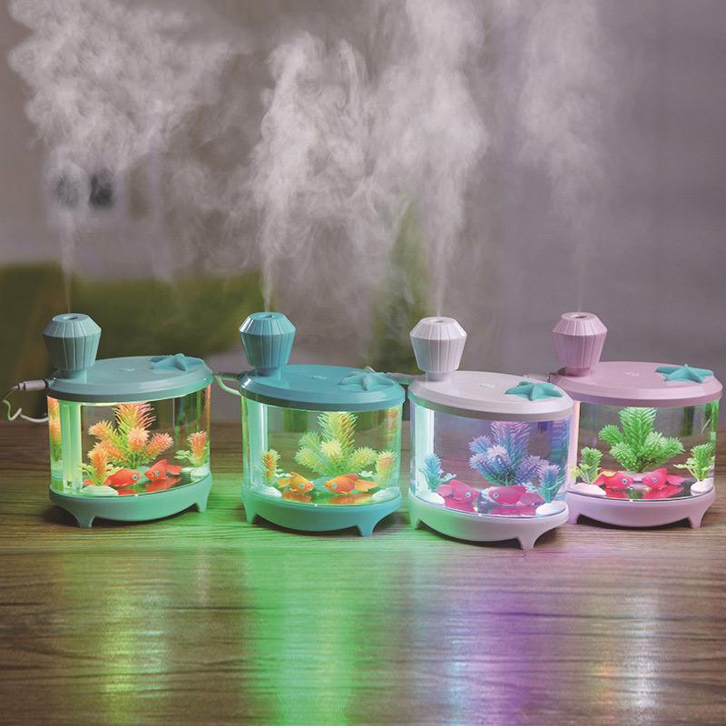 Buy Humidifier Air Purifiers Fish Tank Aquarium Night Lights USB Mini ...