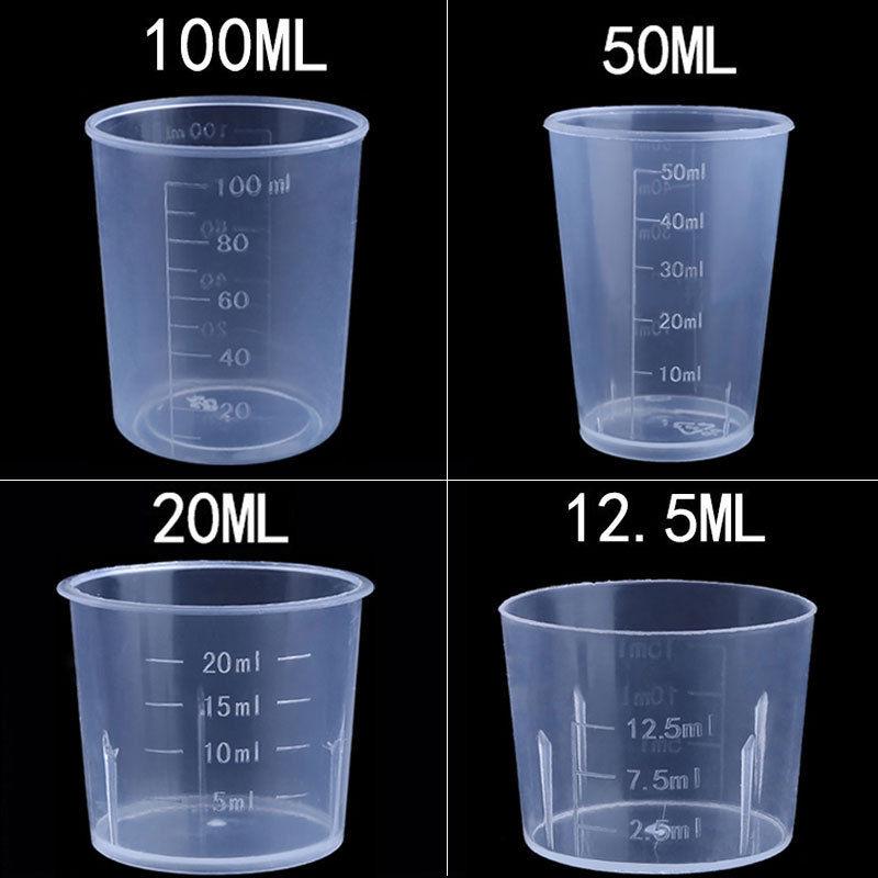 Buy Kitchen Baking/Medicine Lab Graduated Clear Scales Liquid Measuring ...