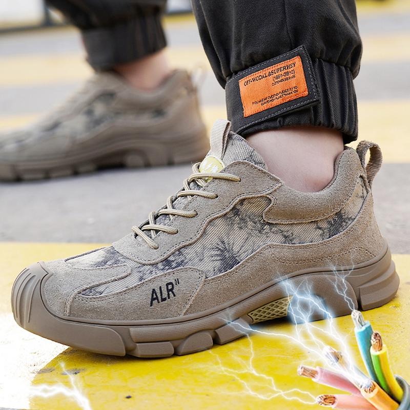 Cheap Men Safety Shoes Anti-Smash Steel Toe Shoes Anti-Puncture Work ...