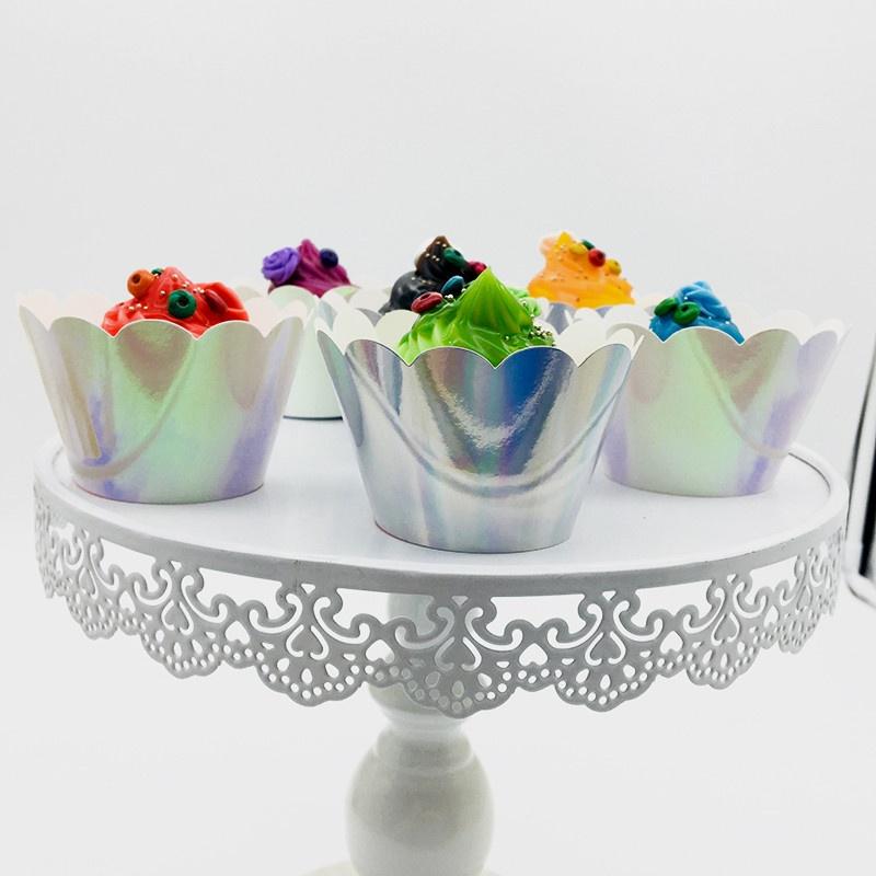 Buy Cupcake Wrappers Rainbow Cake Liner Party Wrappers Supplies at ...