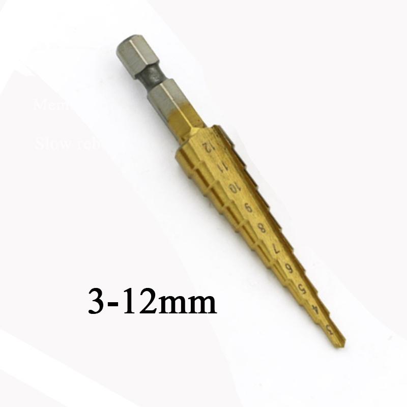 Buy 1PC High Speed Steel Large Step Cone Titanium Coated Metal Drilling ...