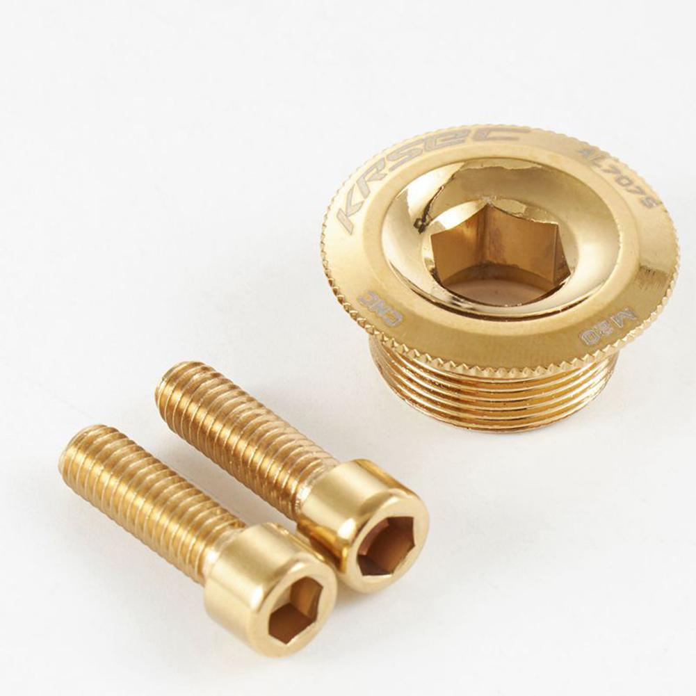 Bicycle Crank Arm Bolt Mountain Bike Crank Fixing Screw Cover Cap MTB ...