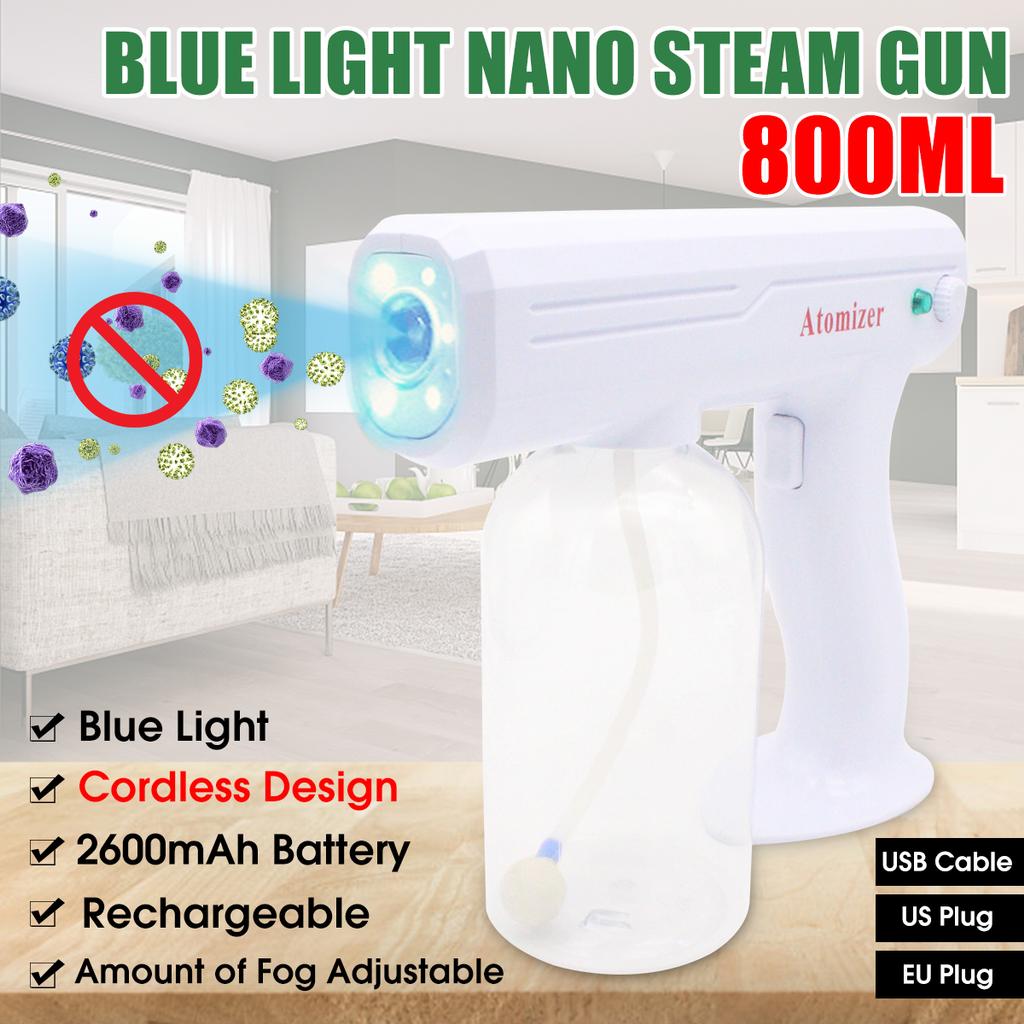 Buy 800ML 2600mAh Handheld Wireless Nano Blue Light Atomizer ...