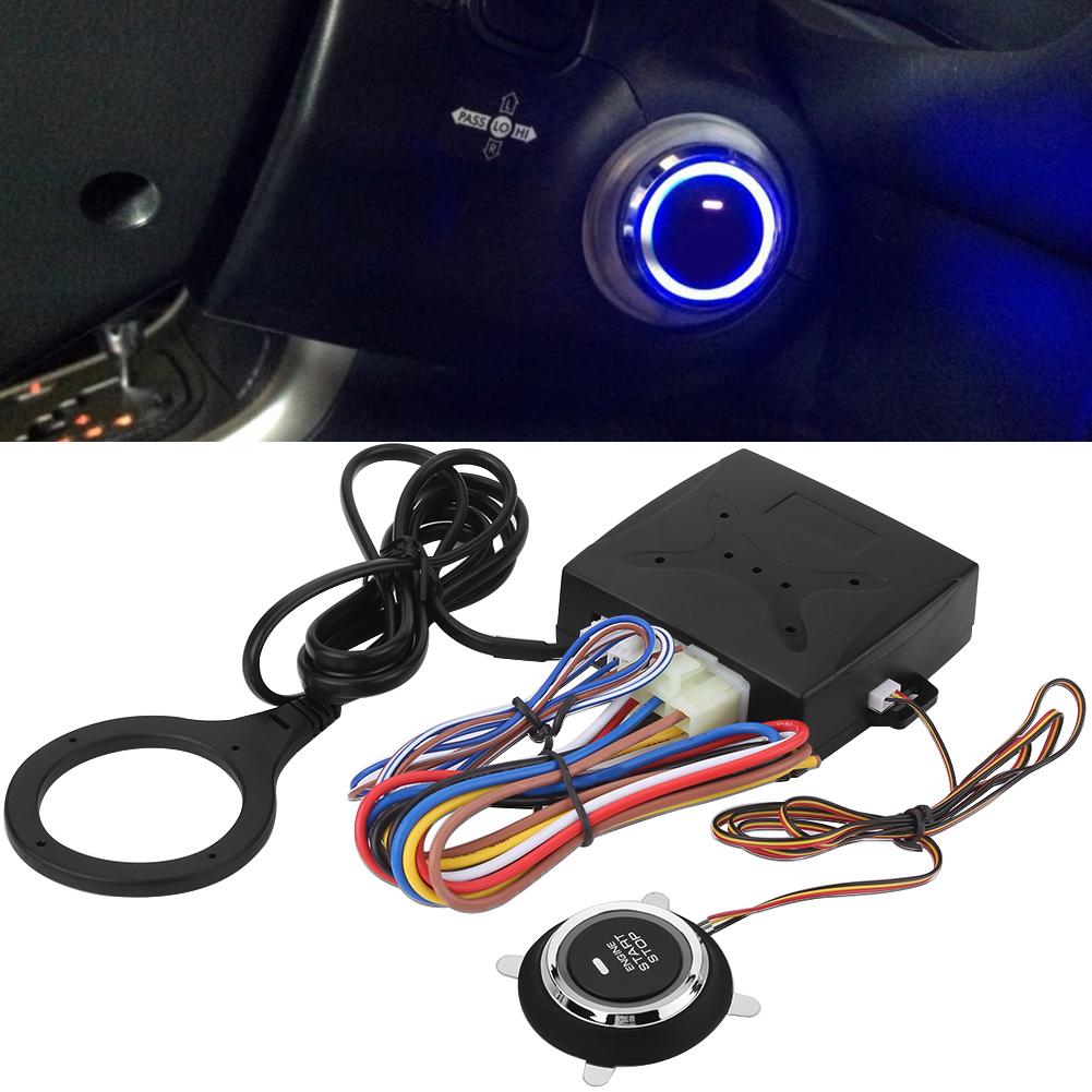 Buy Car Alarm Engine Push Stop Start Button Lock Starter Ignition ...