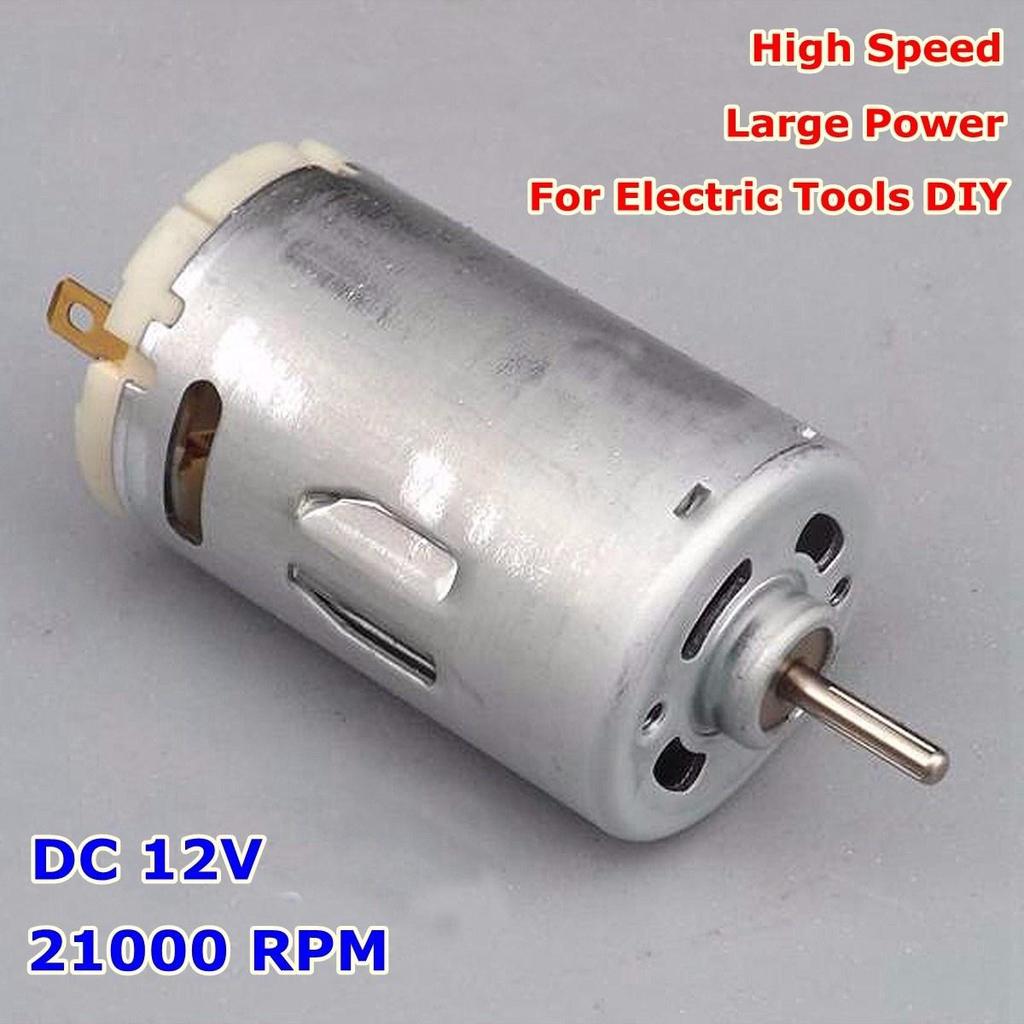 Buy Dc 12v 21000rpm High Speed Large Power Motor For Electric Tools Diy ...